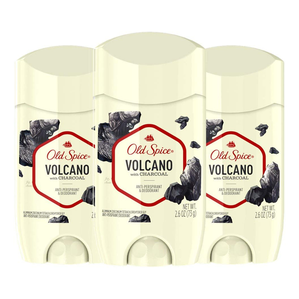 Old Spice Antiperspirant & Deodorant for Men, Invisible Solid, Volcano ...