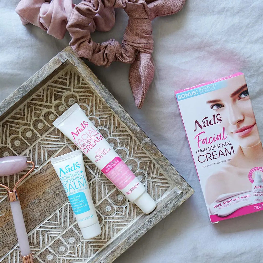 Nad's Facial Hair Removal Cream - Gentle & Soothing Hair Removal For ...